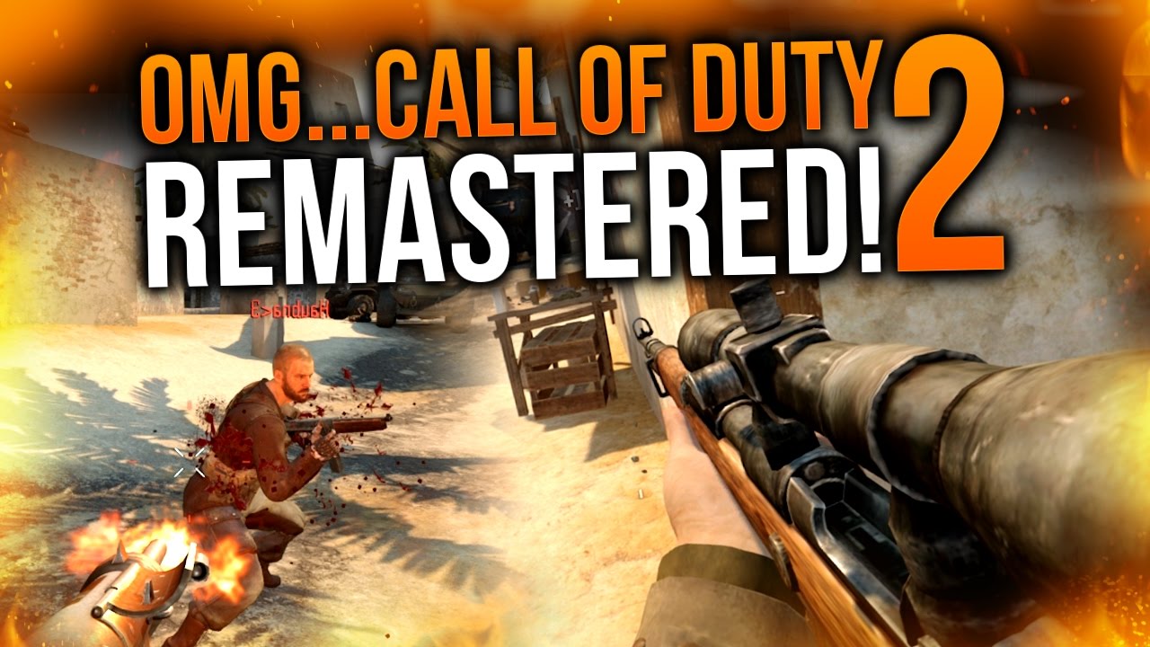 OMG...CALL OF DUTY 2 REMASTERED! | TwoEpicBuddies - YouTube