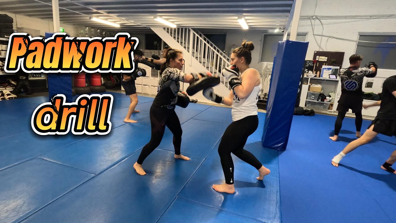 Kickboxing - drilling technique - YouTube