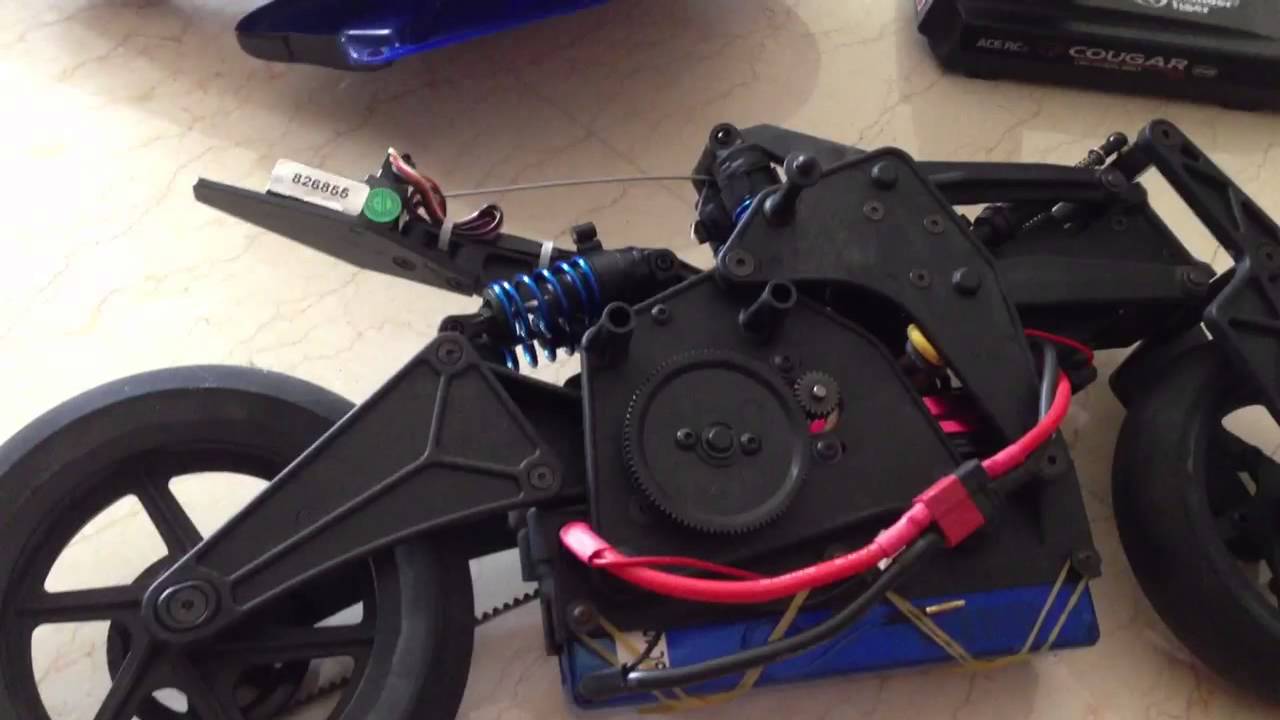 1:5 RC brushless motorcycle SB5 RTR - YouTube