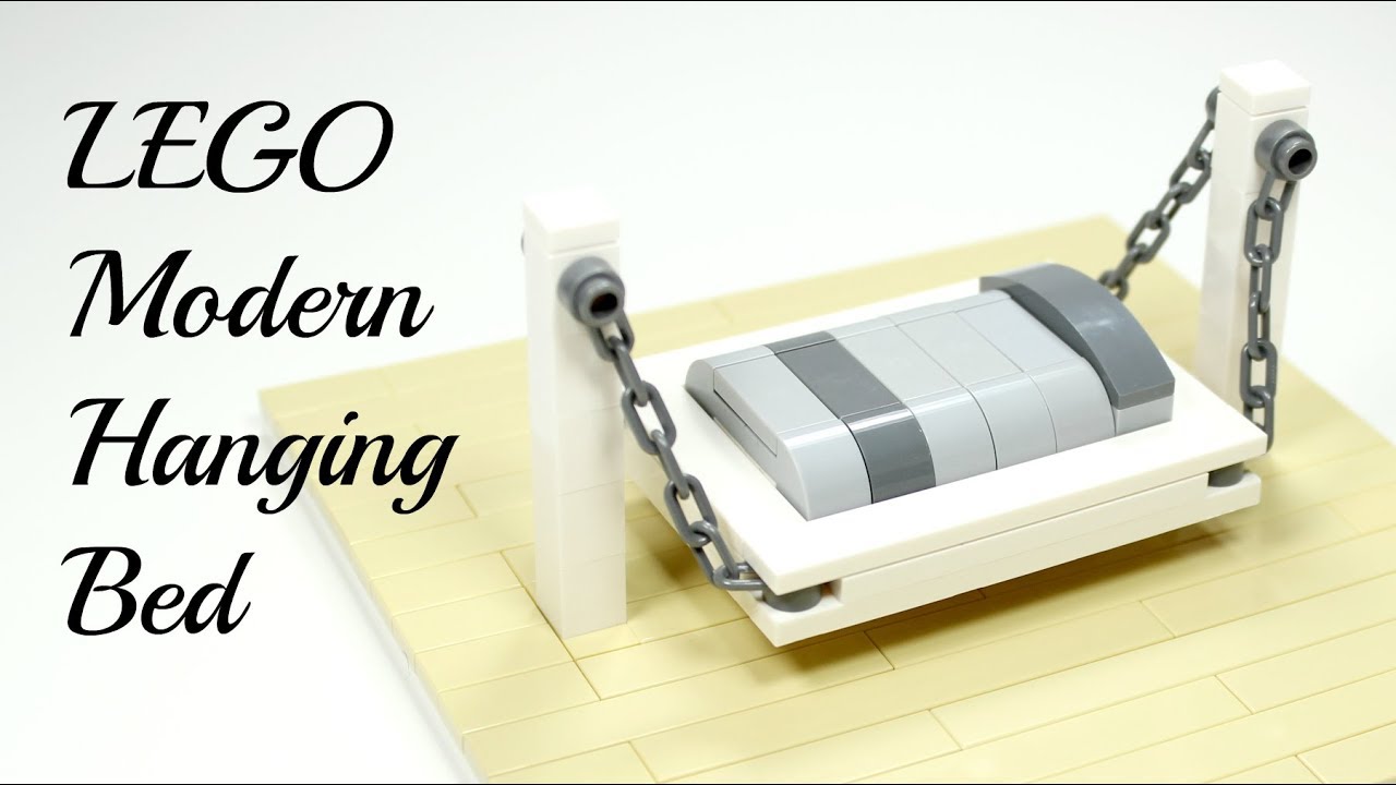 LEGO Modern Hanging Bed MOC! - YouTube