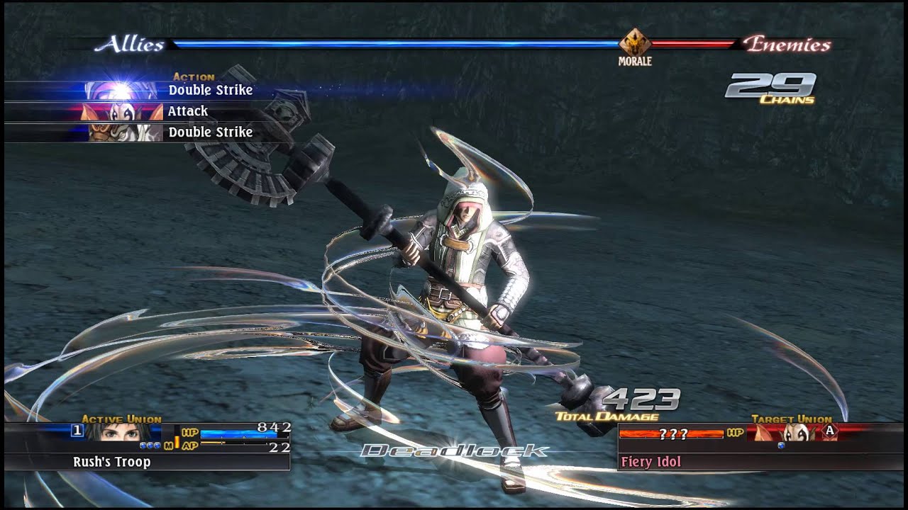 The Last Remnant: Fiery Idol Boss Battle Low BR (Battle Rank) - YouTube