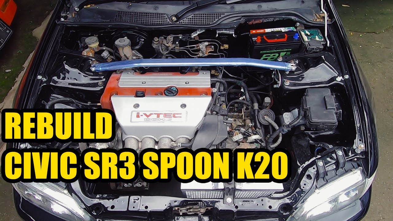 MENGHIDUPKAN CIVIC EG SPOON K20 TYPE R!!! - YouTube