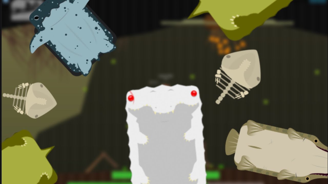 Albino Crocodile Shreds everything! - deeeep.io crocodile gameplay ...
