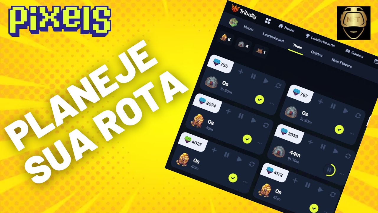 A MELHOR FORMA DE CONSTRUIR SUA ROTA EM PIXELS ONLINE (jogo nft) - YouTube