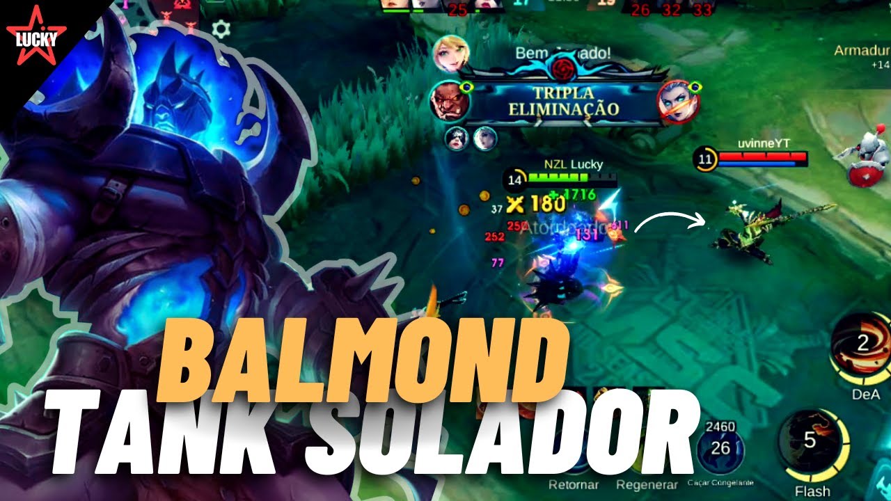 CONSEGUI VOLTAR AO JOGO E SOLEI TODO MUNDO / BUILD DE TANK DANO ...