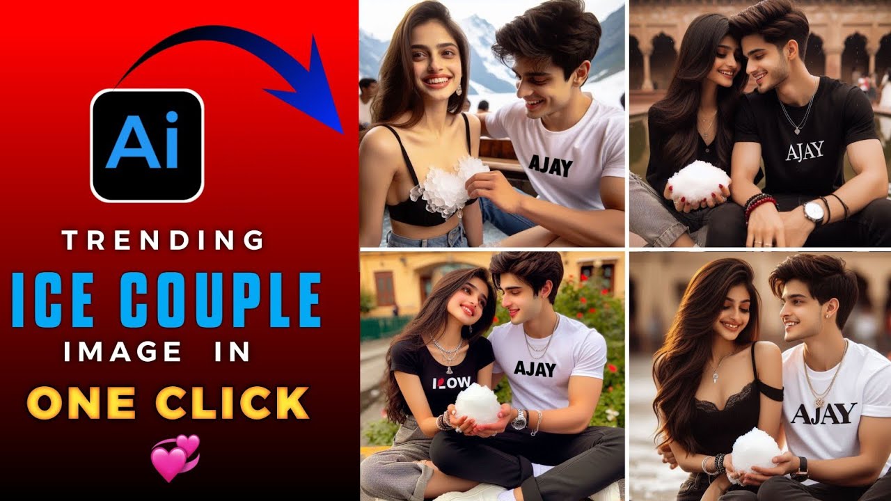 🚀Viral ICE Couple Ai Photo Editing I How To Make Couples Bing Image ...