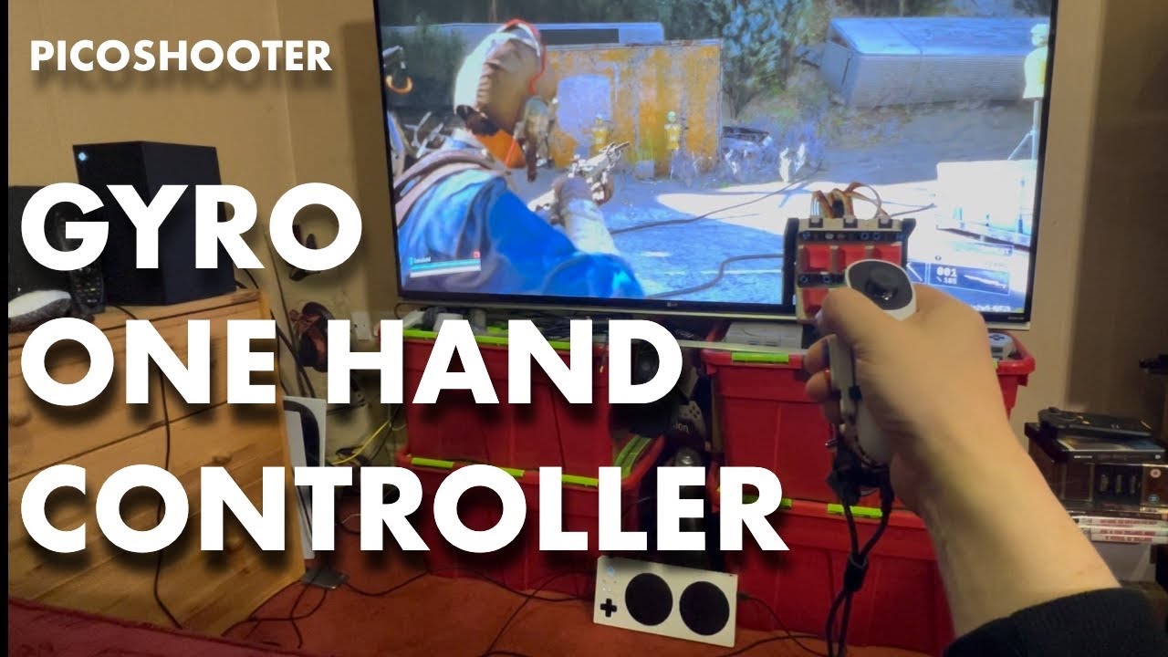 One hand gyro controller - Pico Shooter - YouTube