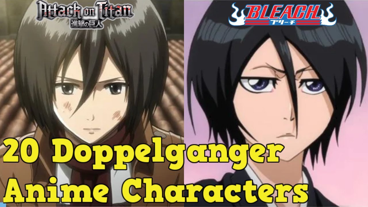 Top 20 ANIME DOPPELGANGER CHARACTERS - YouTube