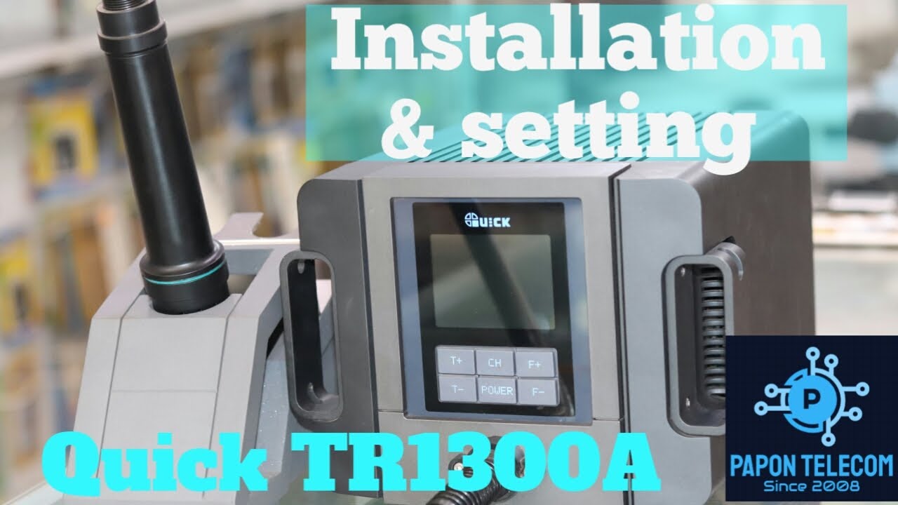 Quick TR1300A Setup - YouTube