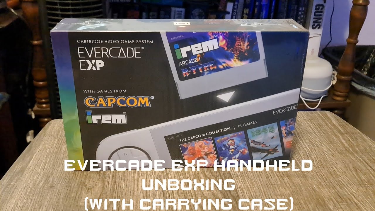 Evercade EXP Handheld Unboxing (With Carrying Case) - YouTube