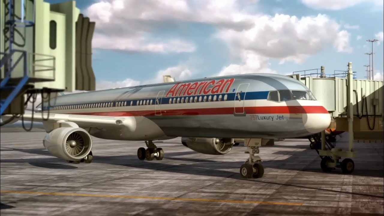 American Airlines Flight 77 - Crash Animation - YouTube