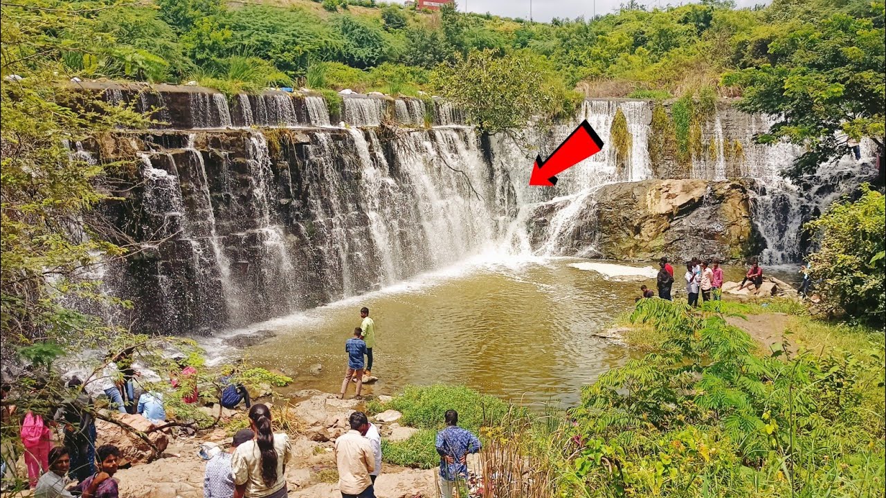 koheda waterfalls || waterfall near the ORR @crazyboykumartelugu - YouTube