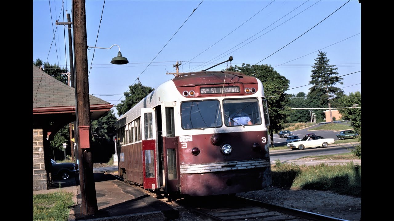 Philadelphia -- Red Arrow Trolley Scenes -- Part 4 of 4: Media Line ...