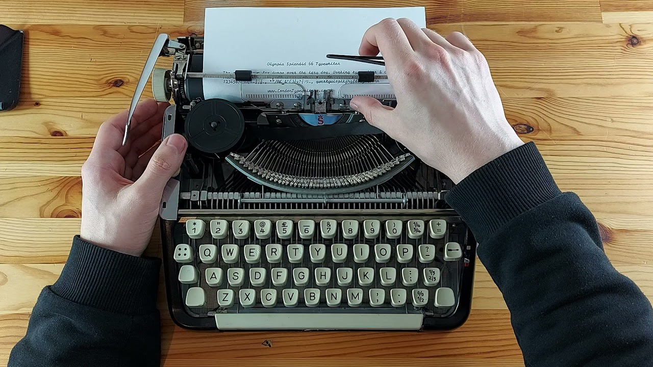 Changing 1001FN Group 1 Ribbon on Olympia, Adler, Erika, Optima ...