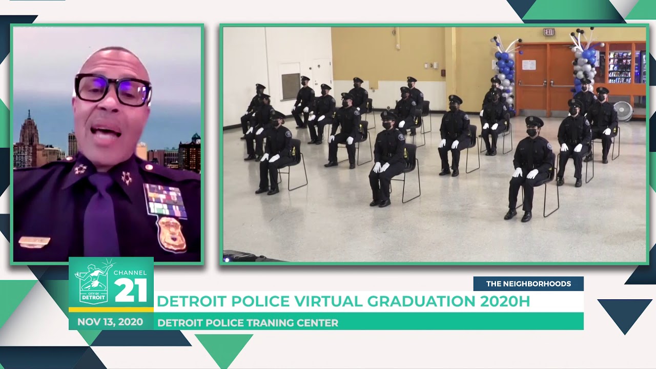 Detroit Police Virtural Graduation 11 13 20 - YouTube