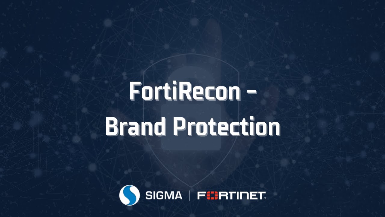 FortiRecon - Brand Protection - YouTube