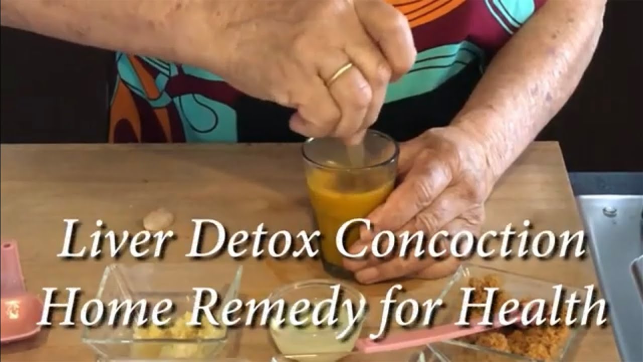 Liver Detox Concoction Recipe| Homemade remedy for Liver Detox ...