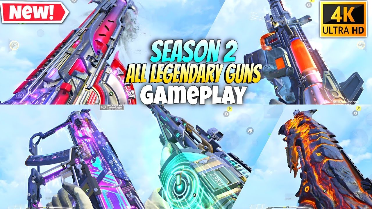 *NEW* Season 2 Upcoming New All Legendary Guns Kill Effect Gameplay ...