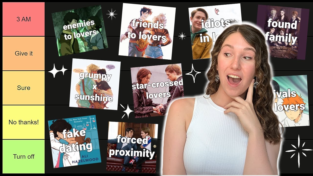 a definite ranking of YOUR favorite book tropes - YouTube