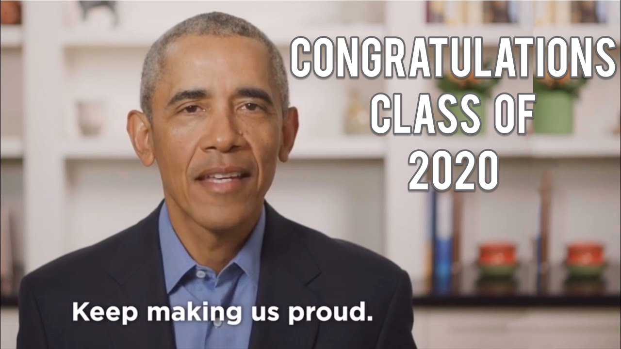 Obama's Commencement Speech | Dear Class of 2020 | FULL SPEECH - YouTube