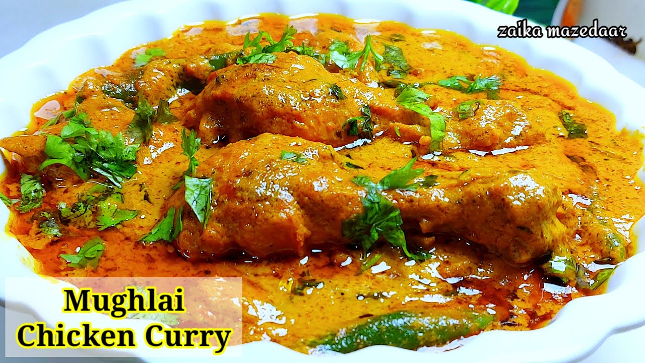 Mughlai Chicken Curry Restaurant style | रेस्टोरेंट जैसा चिकन हंगामा घर ...