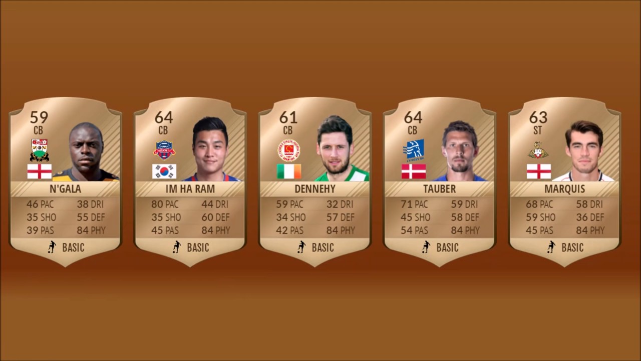 FIFA 21 Bronze Card