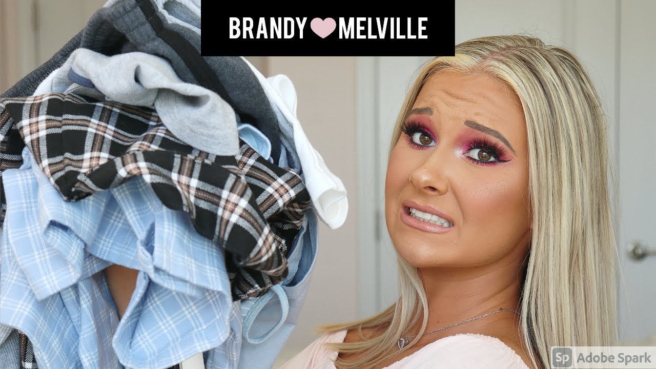 BRANDY MELVILLE HAUL!! *will it fit a size 4/6??* | Maddie Stark - YouTube