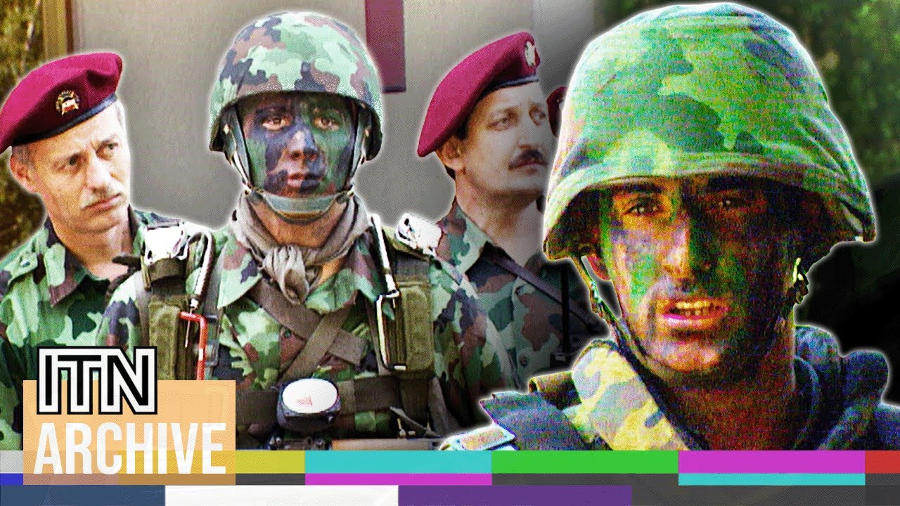 Soldiers of Yugoslav People's Army in Combat Training | Bosnian War ...
