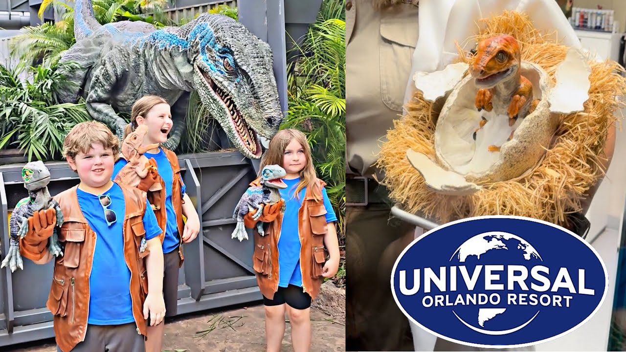 Real Baby Raptor Hatching || Raptor Encounters || Universal Studios ...
