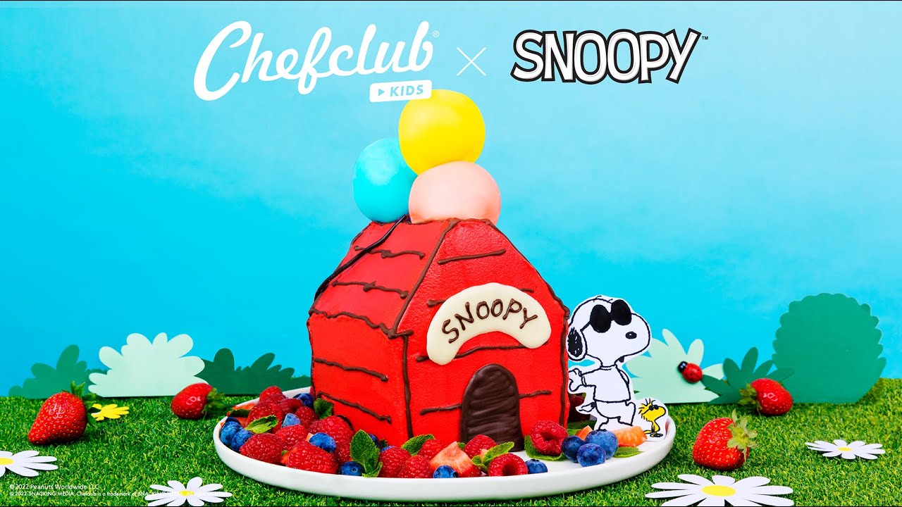 Casa do Snoopy com frutas vermelhas! Para fazer com as crianças! - YouTube