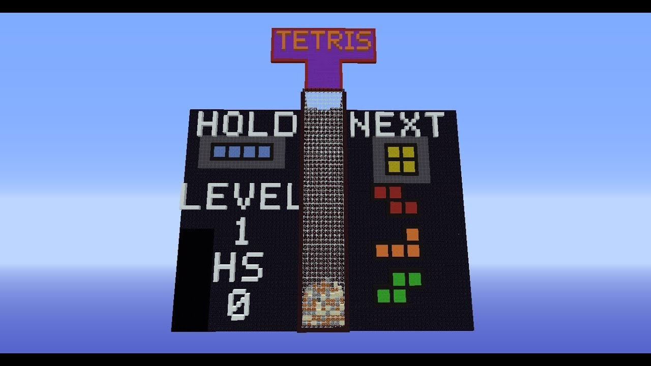 Minecraft:TETRIS ESCAPE MAP! - YouTube