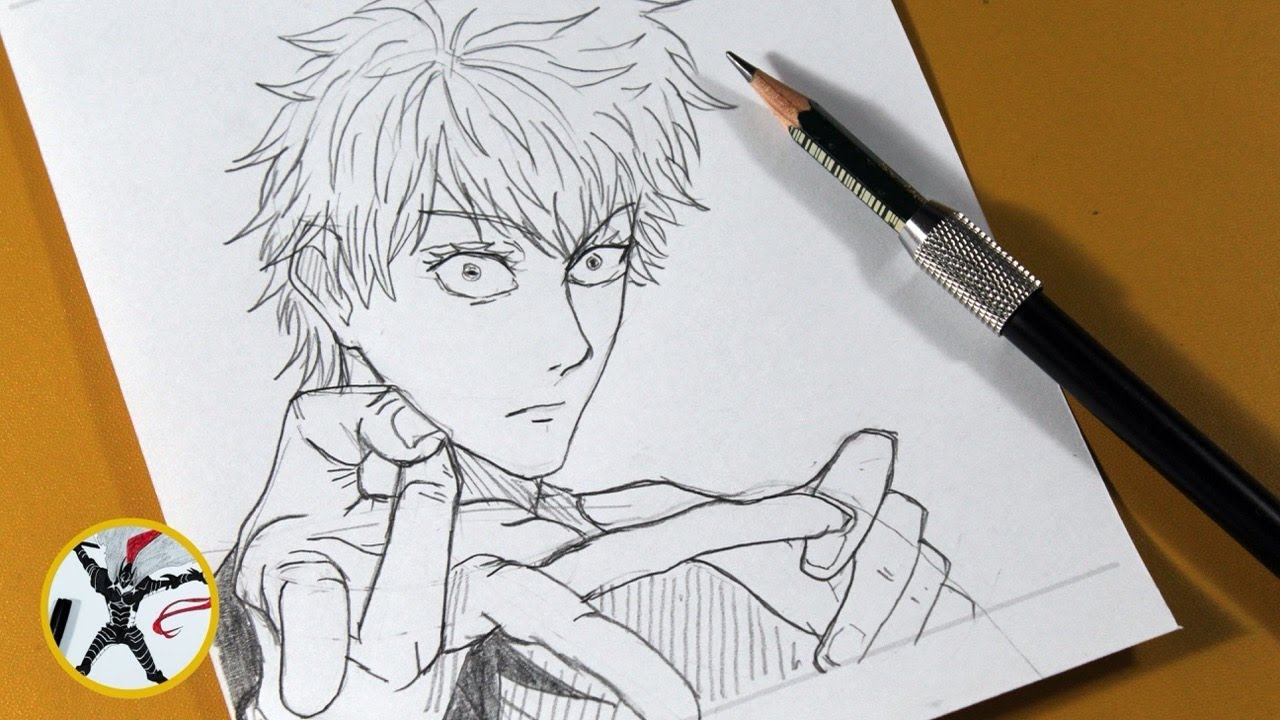 How to Draw Gojo Satoru Step by Step – Limitless Hollow Purple Drawing ...