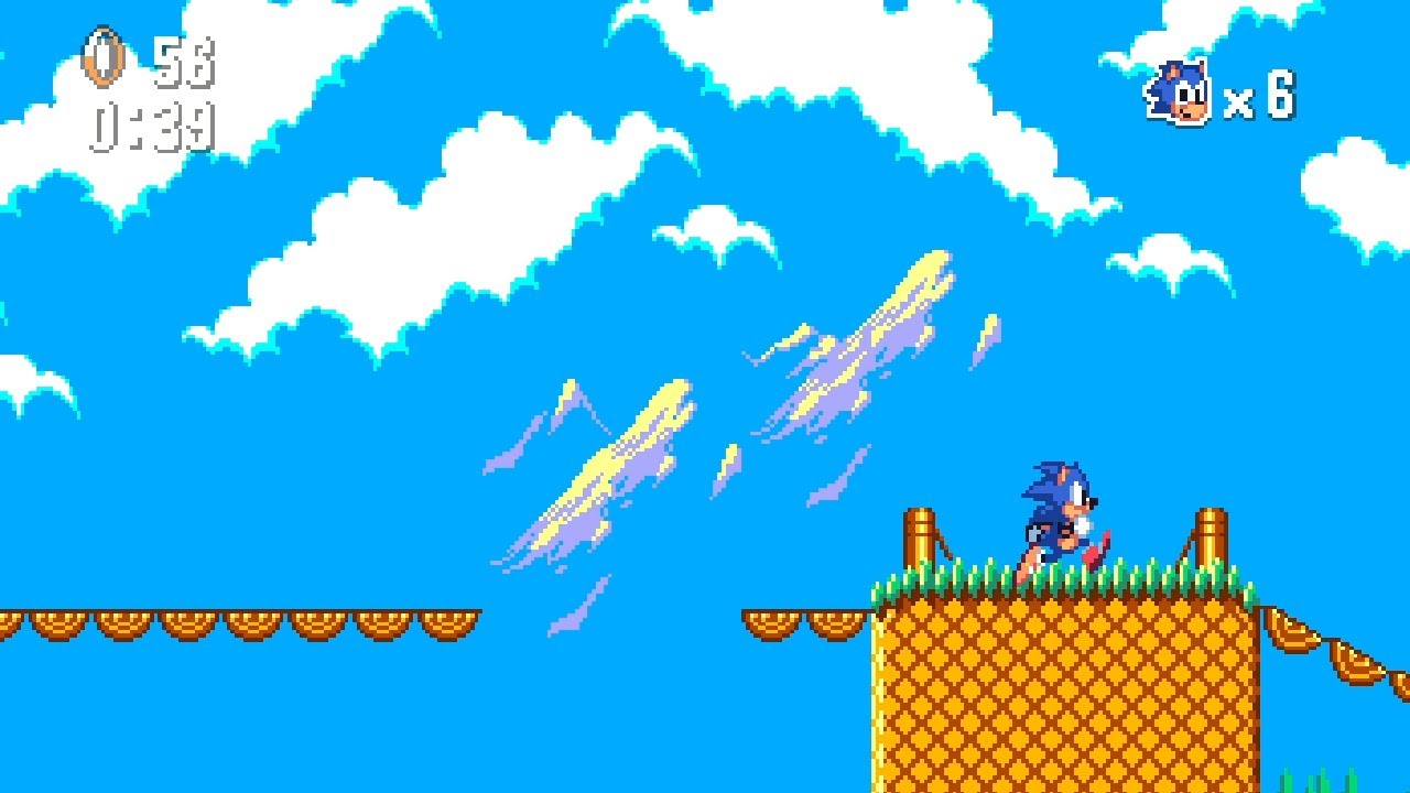 1813: Sonic SMS Remake PC \\ Free 8-bit style Master System Sonic 1 fan ...