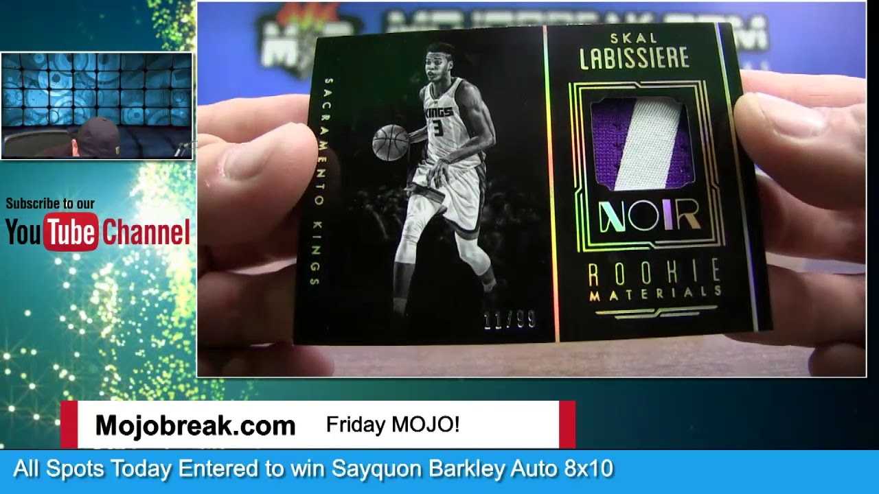 2016-17 Panini NBA Noir 4 Box Case Break Random Team - 06.01.18 - YouTube