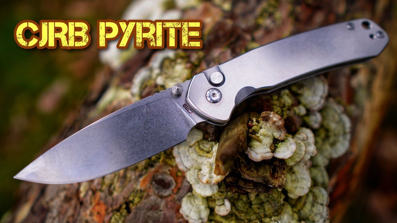 CJRB Pyrite - The smoothest budget button lock knife? - YouTube