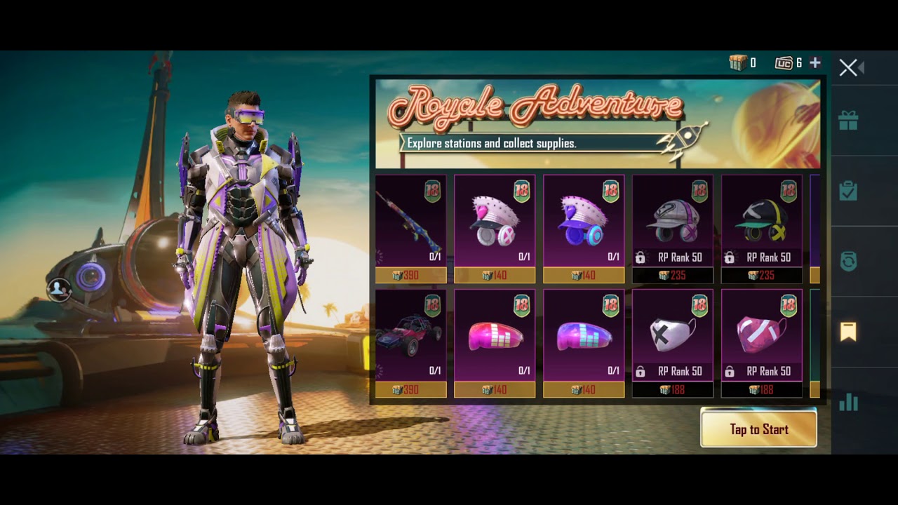 ROYAL PASS 18 1rp to 100 all dress - YouTube