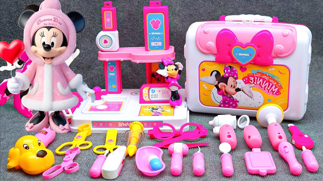 Satisfying with Unboxing Disney Minnie Mouse Toys, Doctor Playset ...