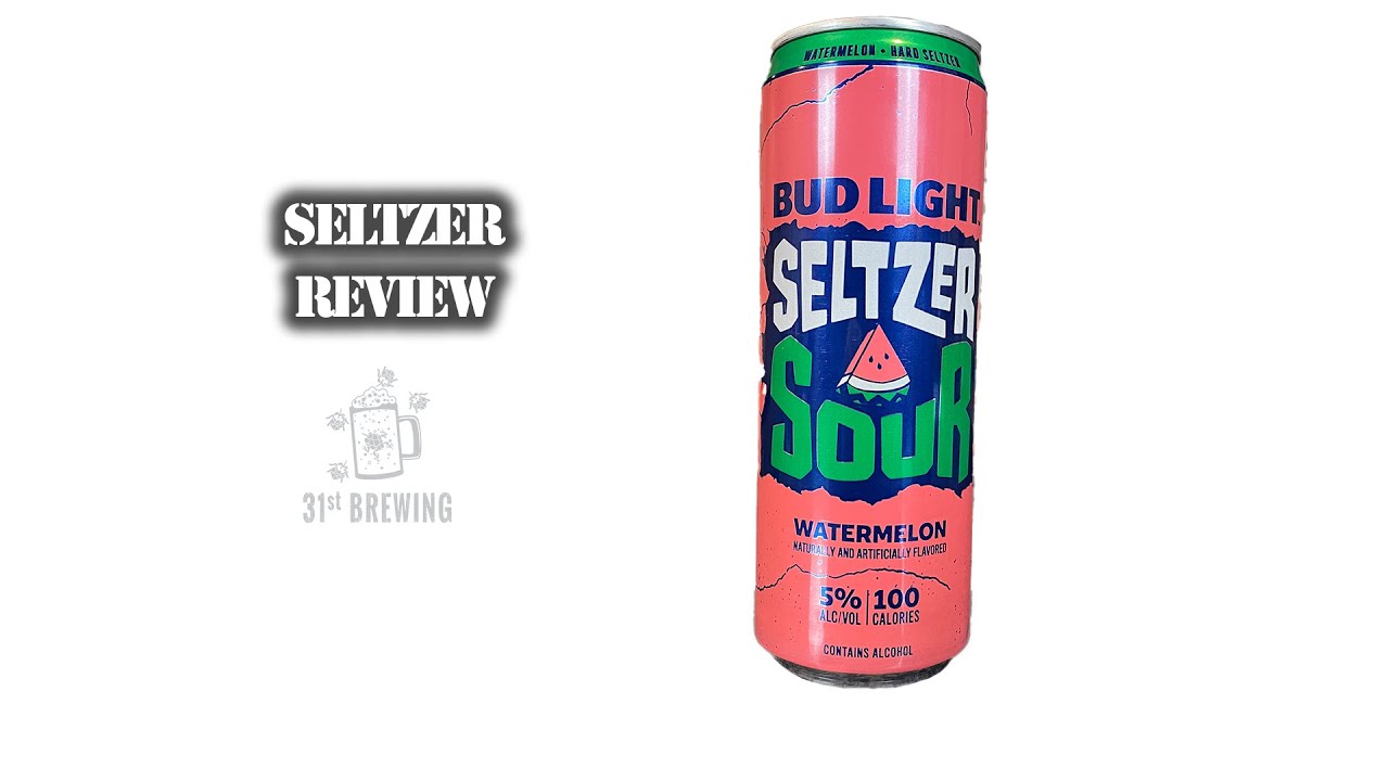 Bud Light Seltzer Sour Watermelon Review - YouTube