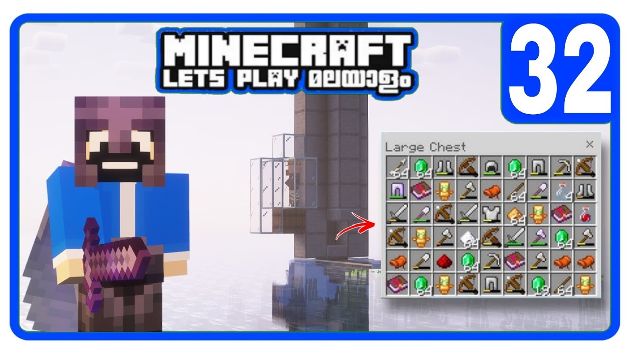 LP:32:I MADE A 100% WORKING RAID FARM 1.21.3 🤯|Malayalam minecraft let's play - YouTube