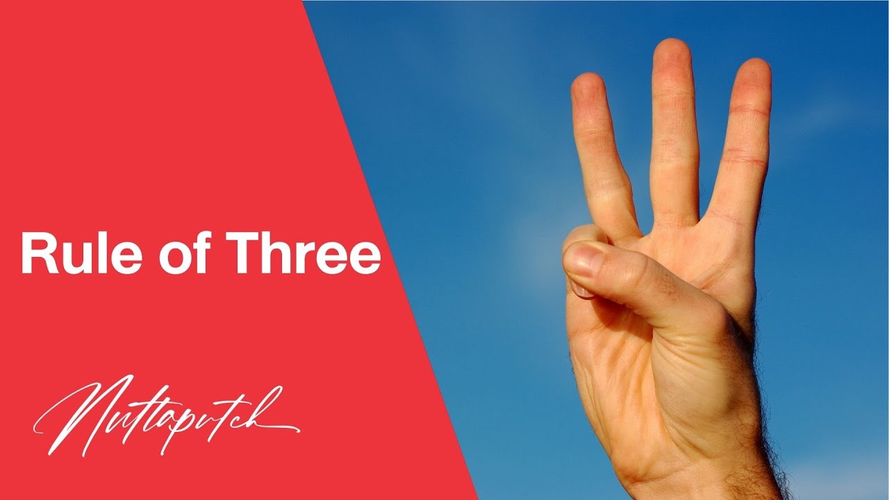 Rule of Three: กฎของเลข 3 ที่ใช้ได้ในการทำคอนเทนต์และอีกมากมาย - YouTube