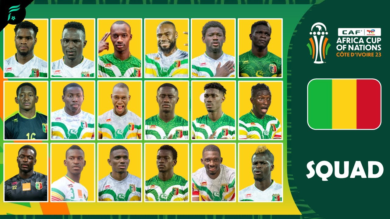 🟢🟡🔴 MALI 🇲🇱 SQUAD TEAMS - CAF Africa Cup Of Nations 2023 | FAN Football | AFCON - YouTube
