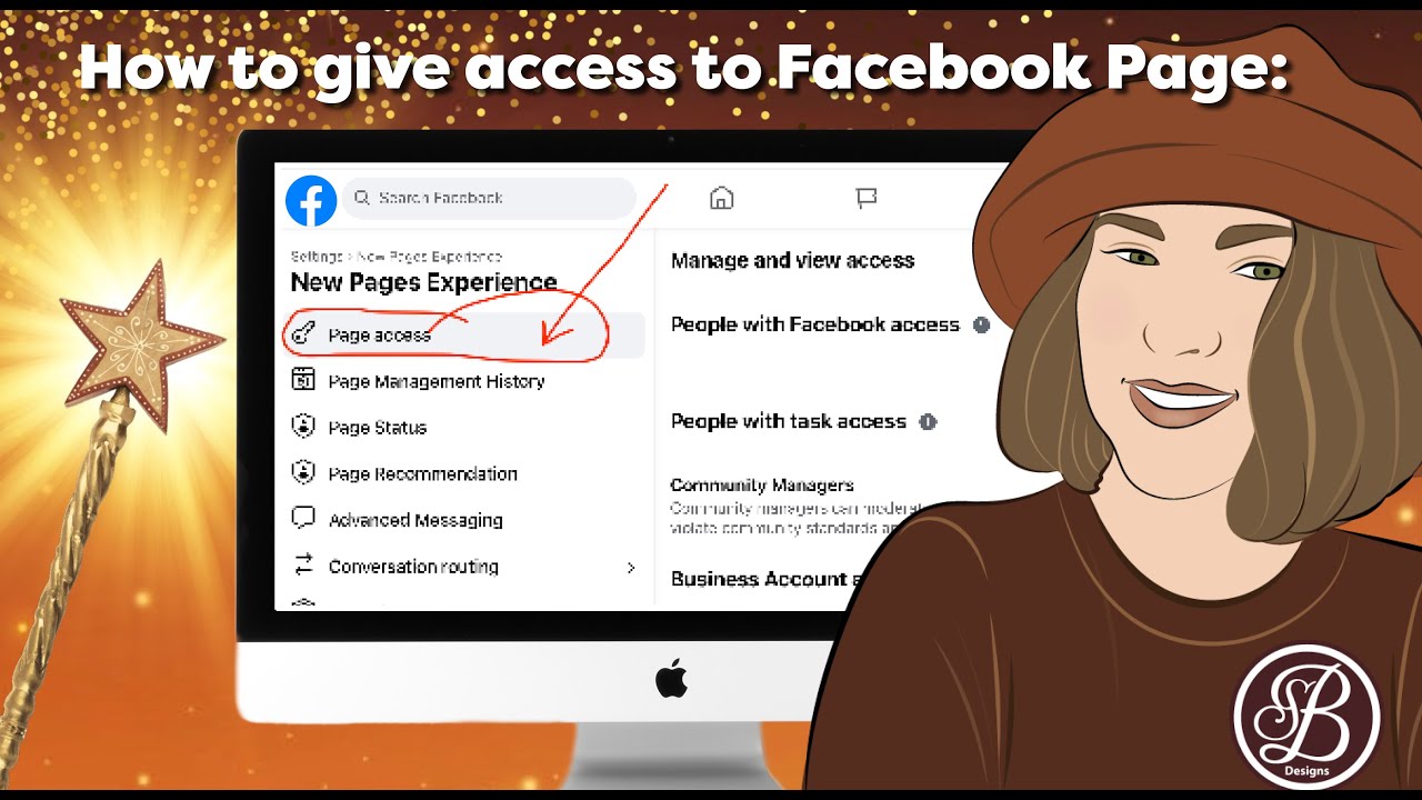 2024 - How to give access to your Facebook business page. Visit Sarah ...