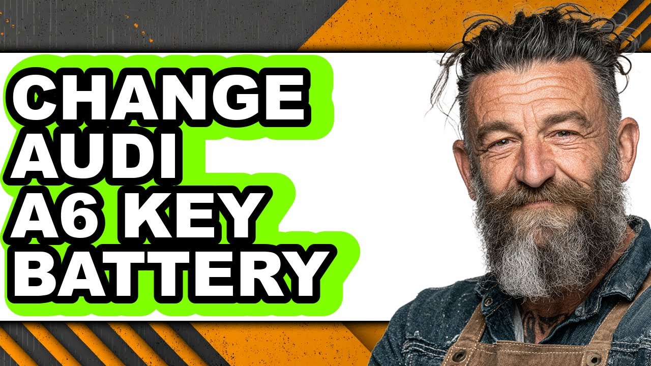 How To Change Audi A6 Key Battery - Full Guide - YouTube