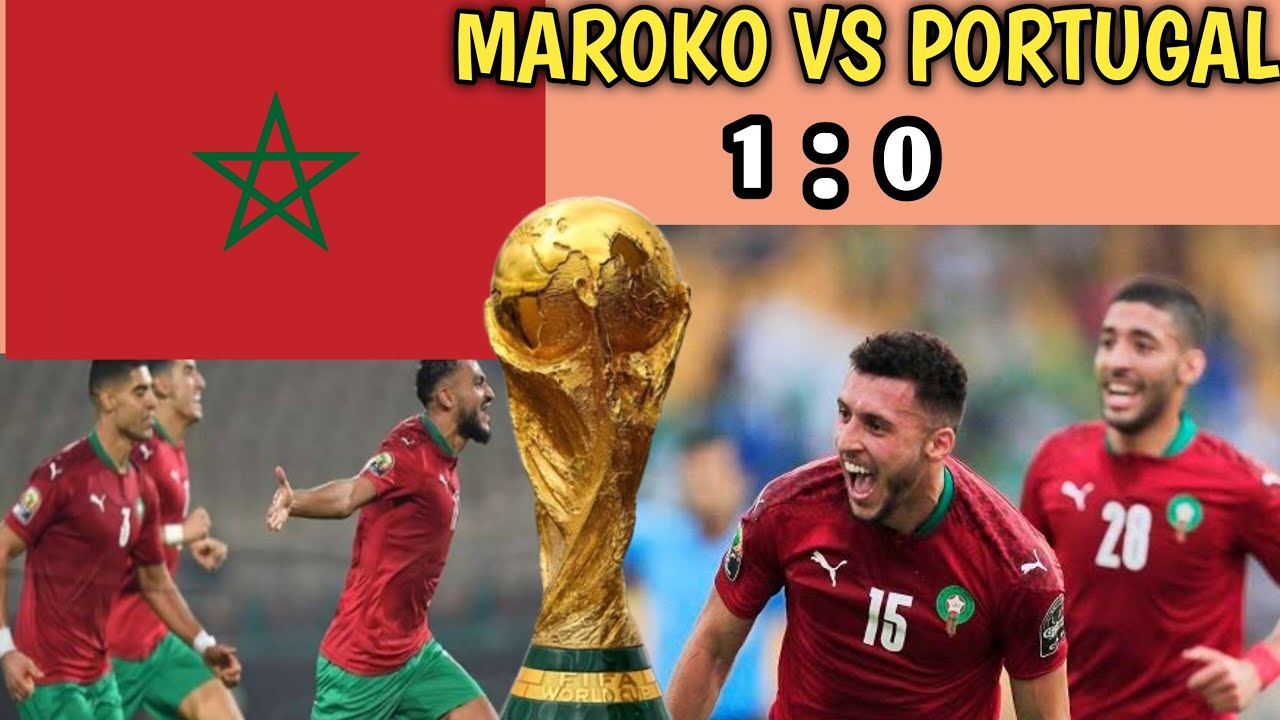 1-0 , Sejarah Baru Timnas Maroko Menang Atas Portugal dan Maju ke ...