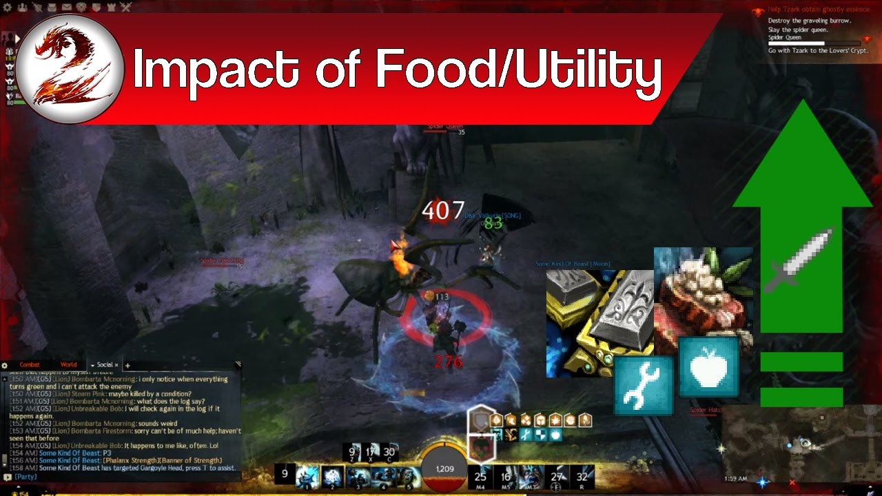 Guild Wars 2: Impact of Utilities & Food – Improve Stats in Guild Wars ...