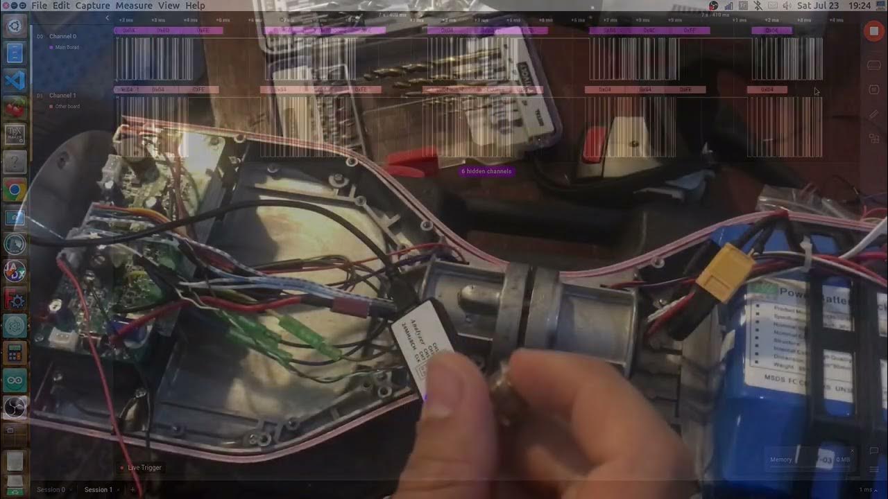 Hoverboard control using Arduino (failed attempt) - YouTube