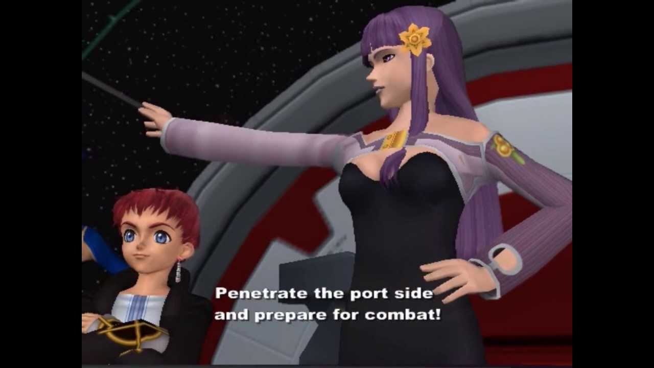 Xenosaga Episode I HD Cutscene 070 - Durandal vs. U-TIC Mothership ...