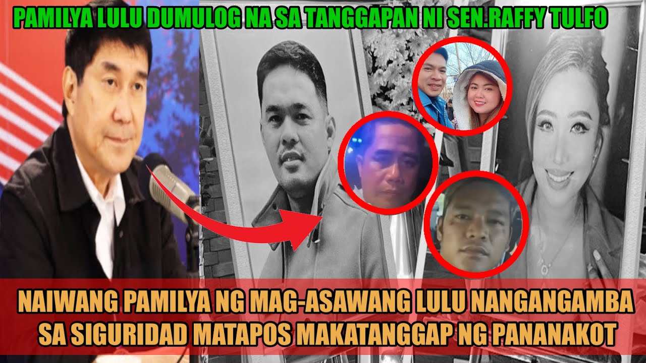 LERMA "Lerms" LULU PAMILYA DUMULOG KAY SEN. RAFFY TULFO MATAPOS ...