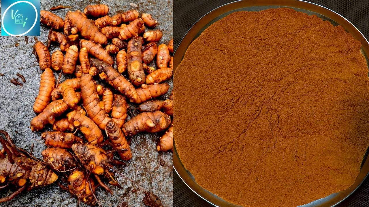 How to make pure Turmeric Powder at home? [Tamil Audio] - YouTube