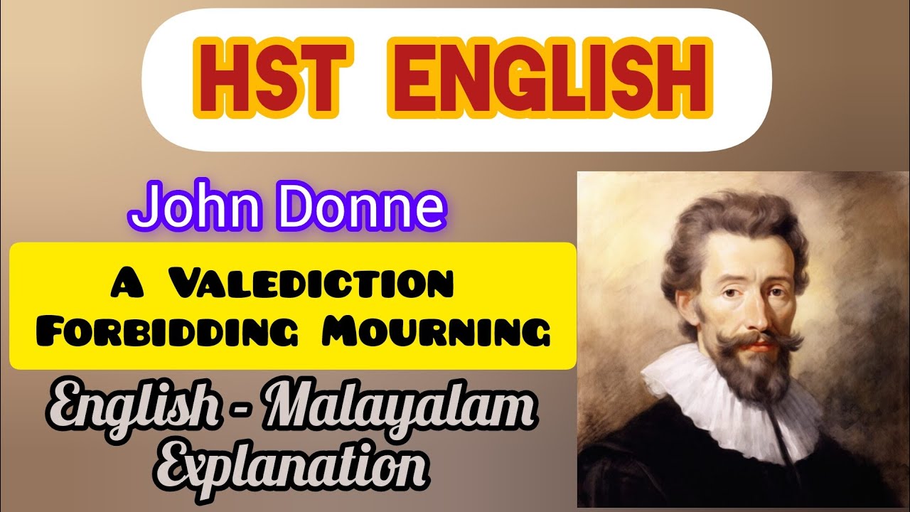 A Valediction Forbidding Mourning by John Donne - YouTube